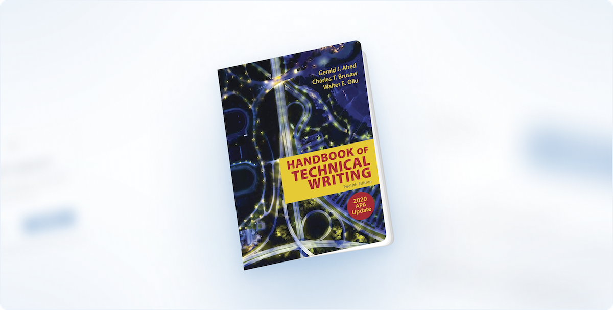 Book Review: “Handbook of Technical Writing” by Gerald J. Alred ...