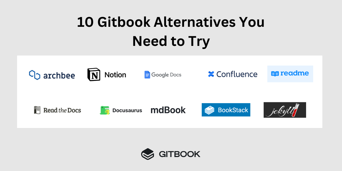 10 Gitbook Alternatives You Need to Try in 2025 | Archbee Blog