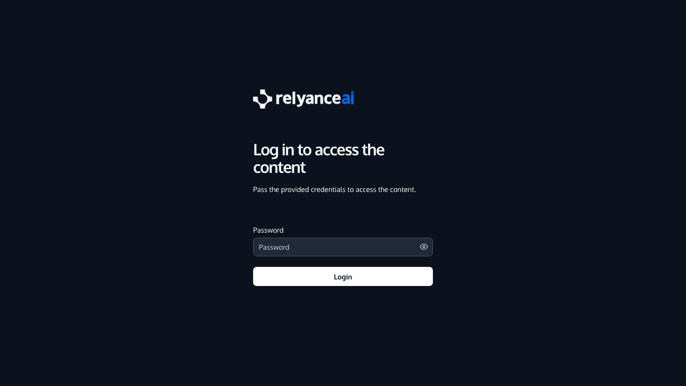 Relyance | Documentation Portals built with Archbee